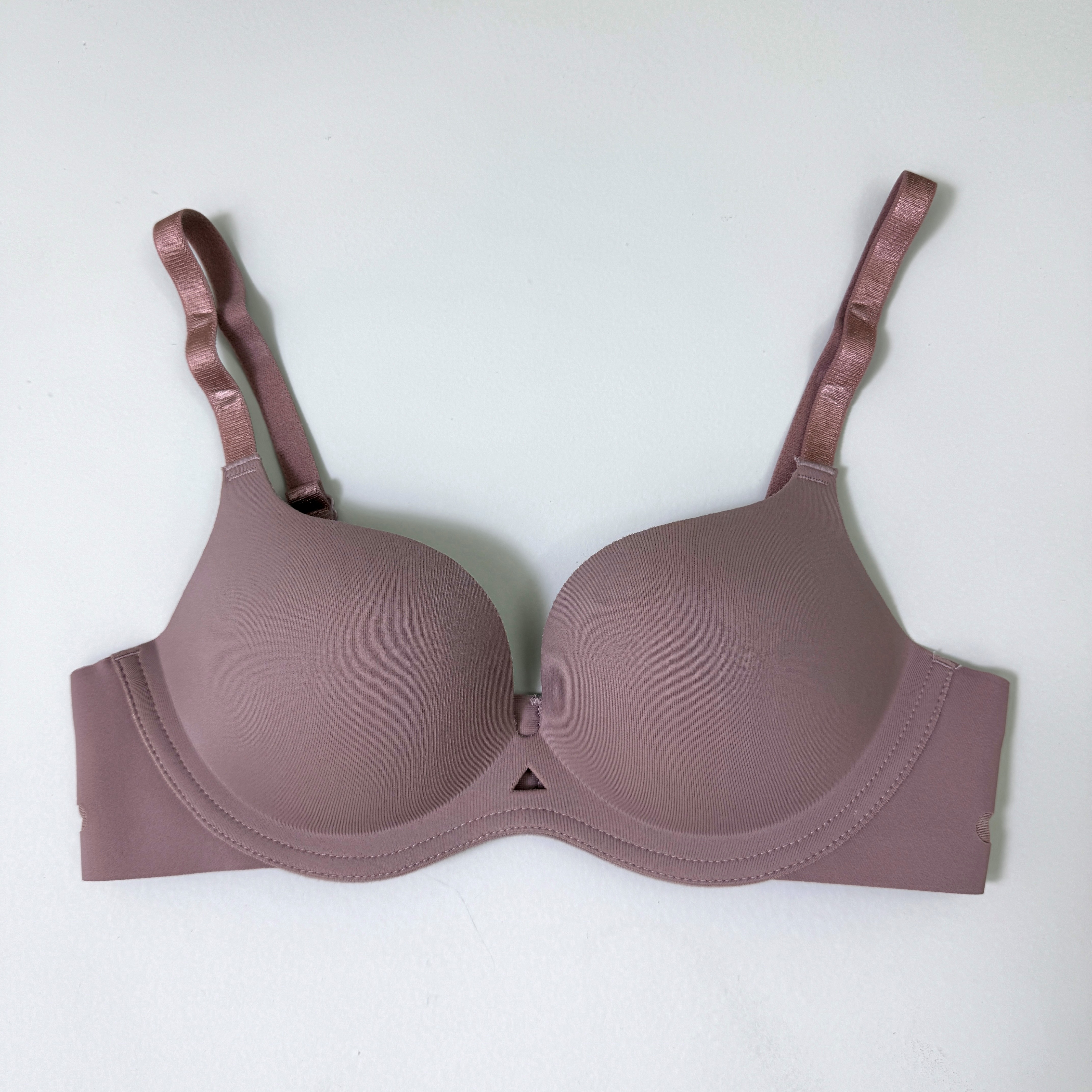One-Piece Sexy Hollow Bra With Adjustable Straps and Wire-Free Knitted ...