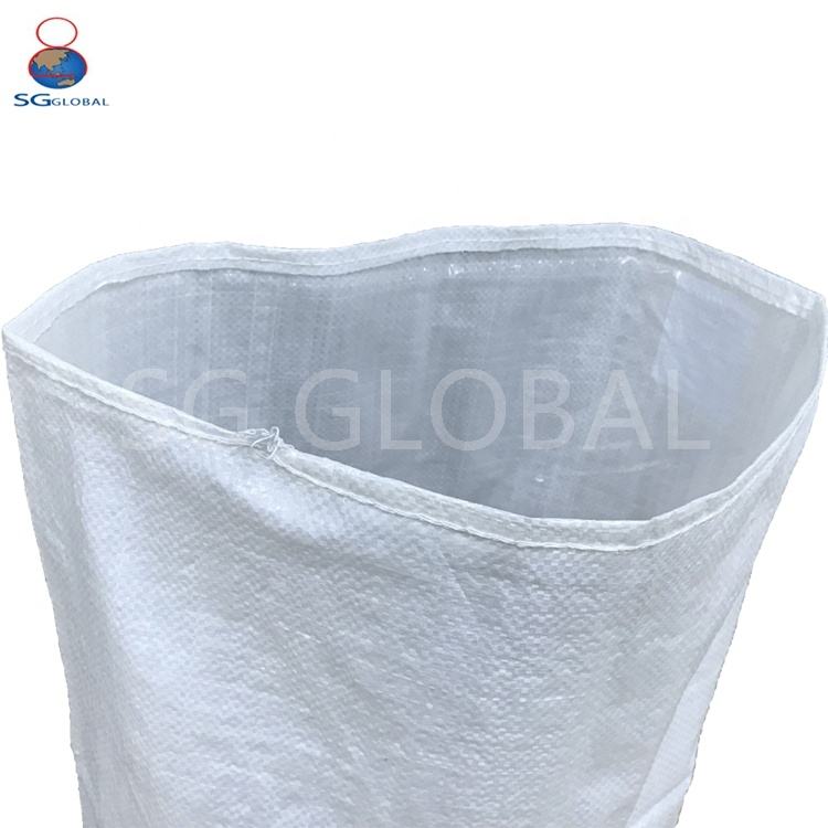 Custom Printed 25kg 50kg White Polypropylene Woven Bags for Packaging ...
