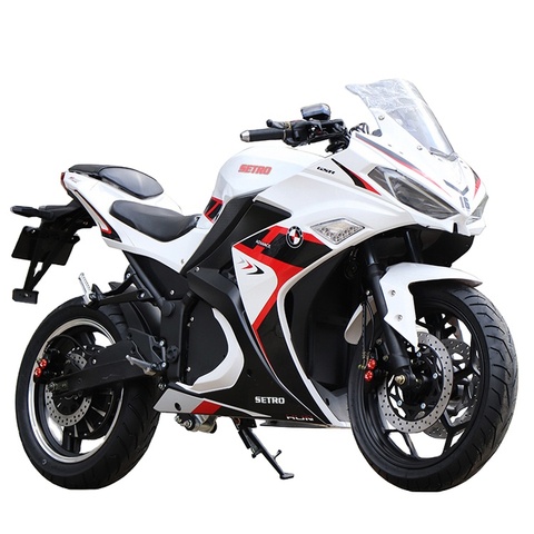 5000w High Speed Racing Electric Motorcycle for Adult with led light ...