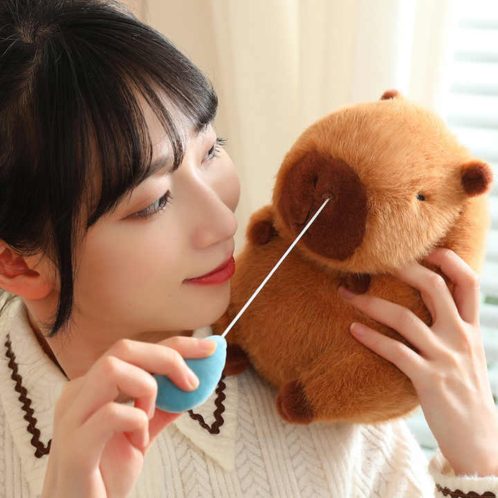 New Arrival Plush Cute Snot Capybara Plush Toy Sitting Ugly Capybala ...
