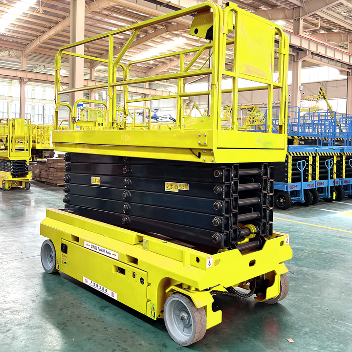 CE 300kg 6m 8m 10m 14m Small Mobile Scissor Lift Compact Scissor Lift ...