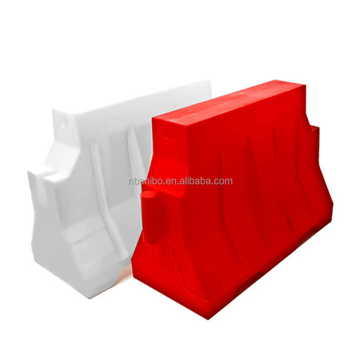 Road Divider Sign - Water Filled Barriers for Traffic Safety