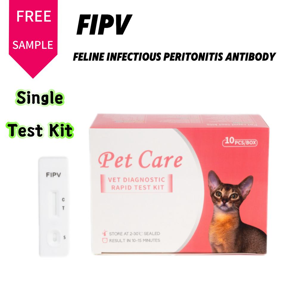 A Pet Care Rapid Test Kit Feline Cat Canine Fip Fcov Ehr Ccv Y Cdv Cpv ...