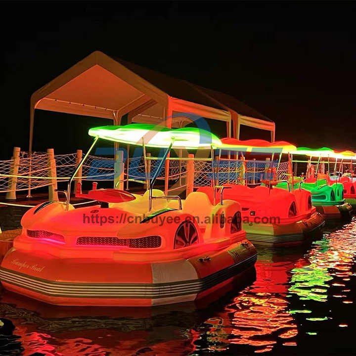 Customized Inflatable Floating Bumper Boat Water Amusement Park Used ...