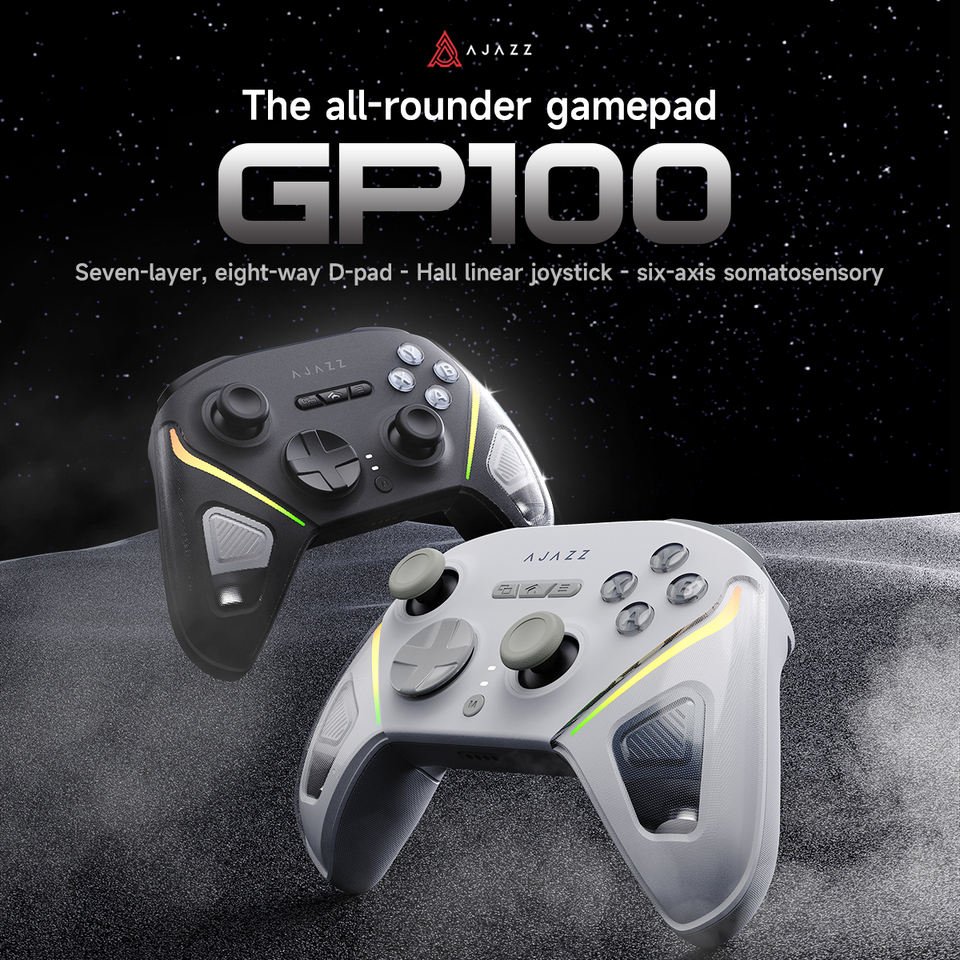 GP100 Custom Programmable Wireless Gaming Controller PC Remote Gamepad ...