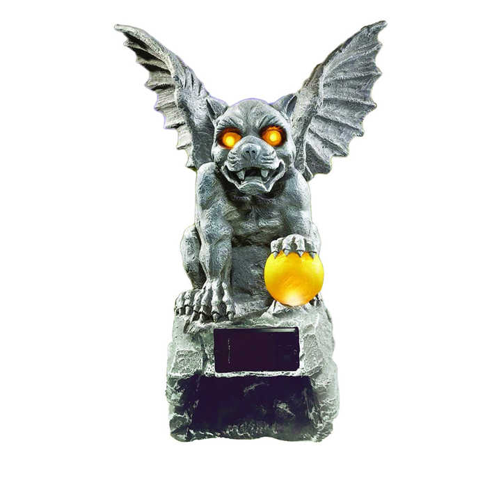 Resin Garden Solar Gargoyle Downspout Gutter Extensions