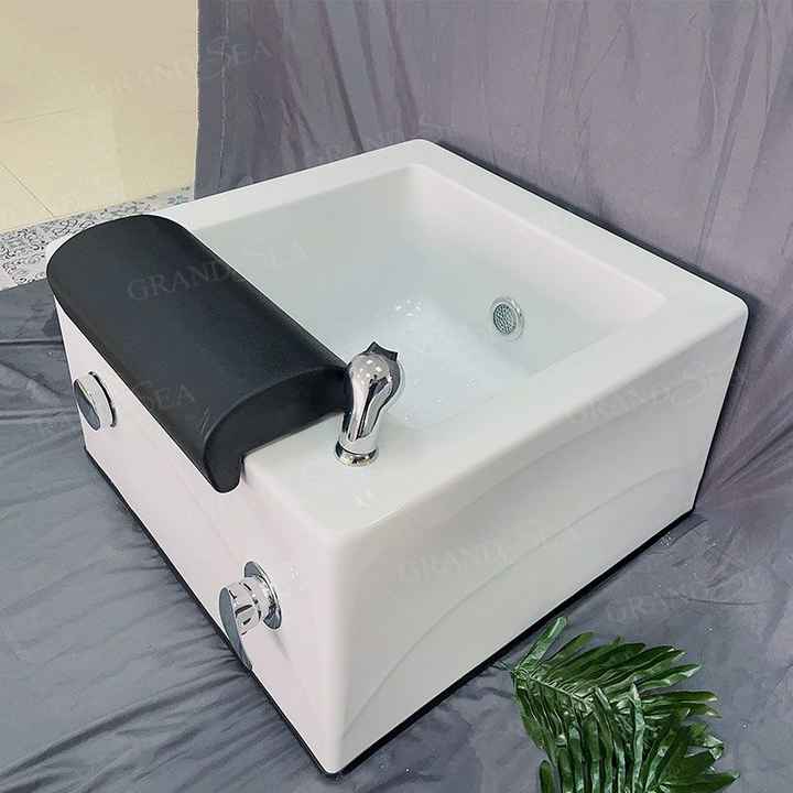 Luxury Beauty Salon Equipment - Pedicure Basin with Pedestal Light