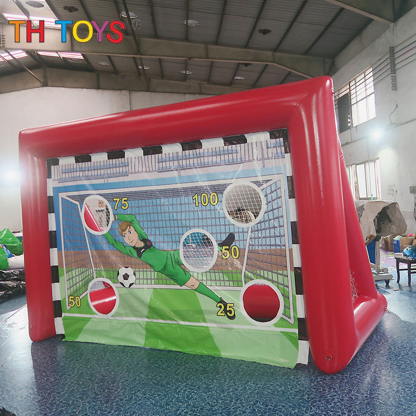 Interactive Inflatable Football Soccer Toss Game - Free Shipping