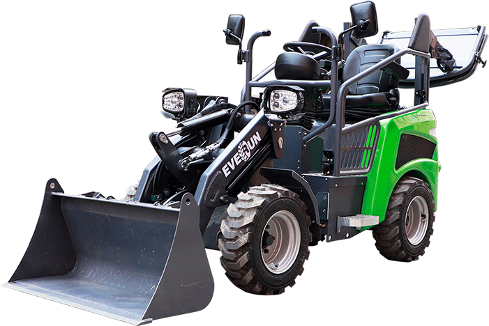 EVERUN ER08E Electric Wheel Loader - High Efficiency Power