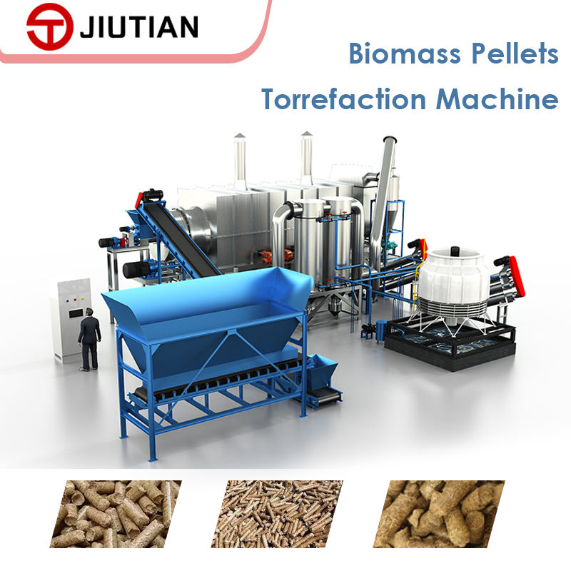 Biomass Pellets Torrefaction System Designed for Carbonized Biomass ...