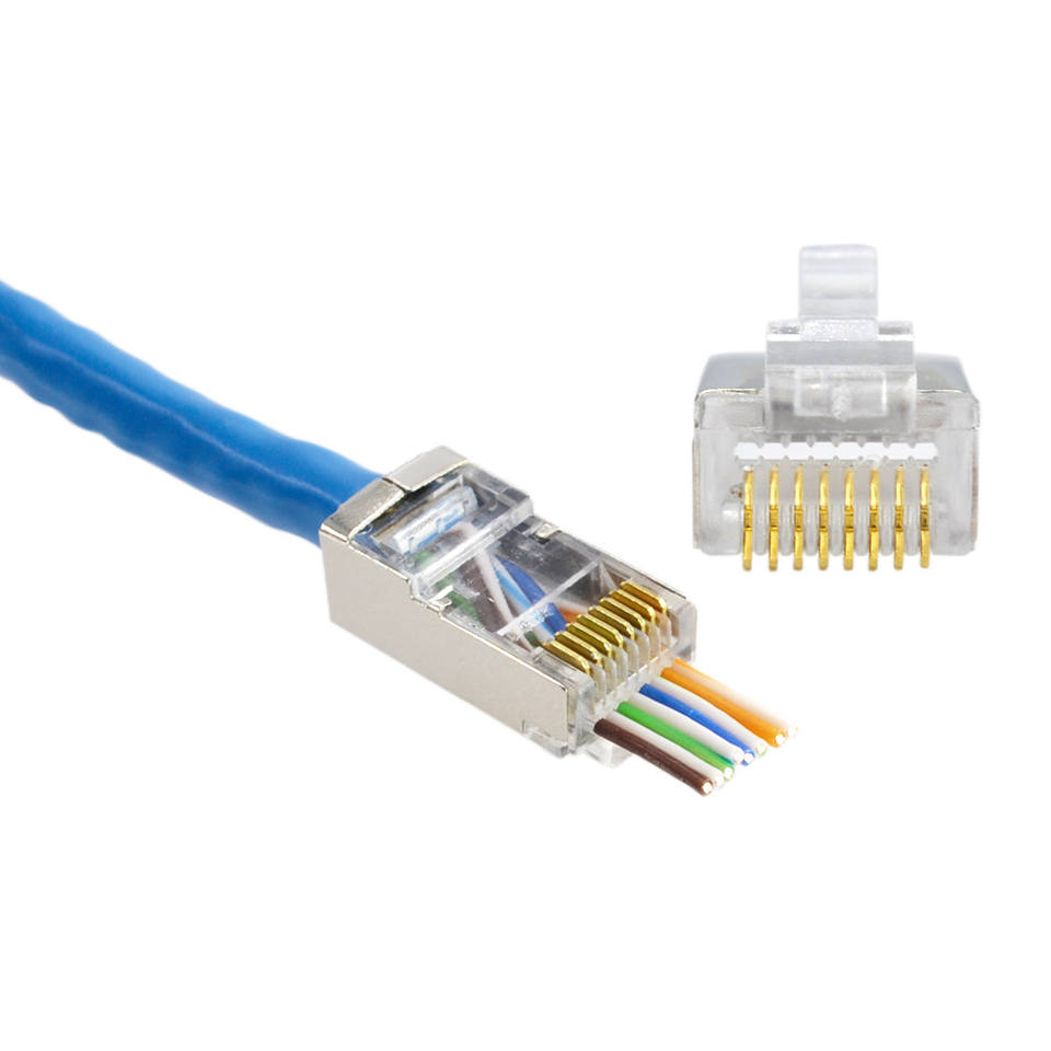 RJ45 Connector FTP Easy Through End 8P8C CAT6 Plugs| Alibaba.com