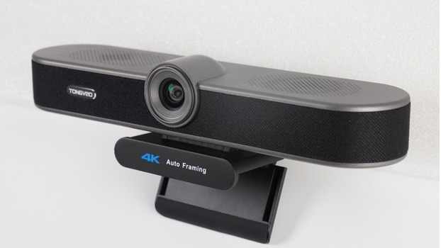 4K ePTZ Webcam with 4x Digital Zoom & AI Auto Framing, USB Plug & Play