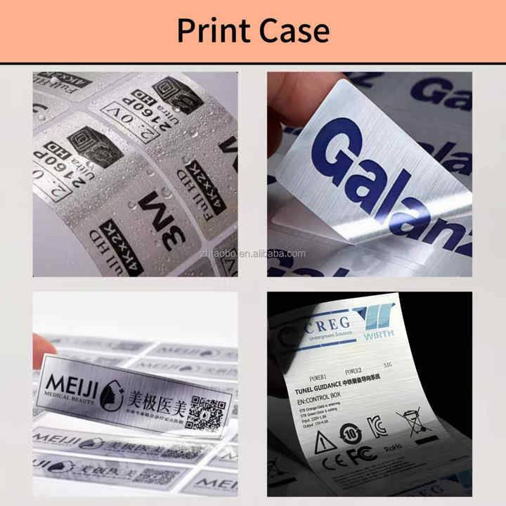 Customization Coating Metallic Texture Sticker Paper A4