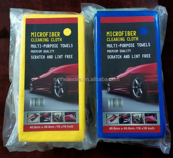 Microfiber Towel Wholesale Cleaning Cloth Car Wash Towel 36 Pieces Pack ...