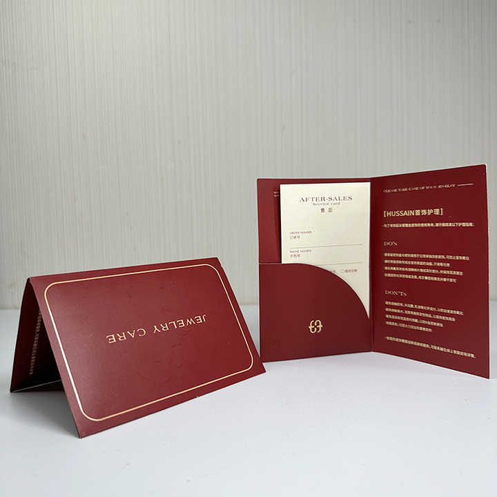 Custom Gold Foil Logo Key Card Sleeve & Rfid Protection Envelope Oem