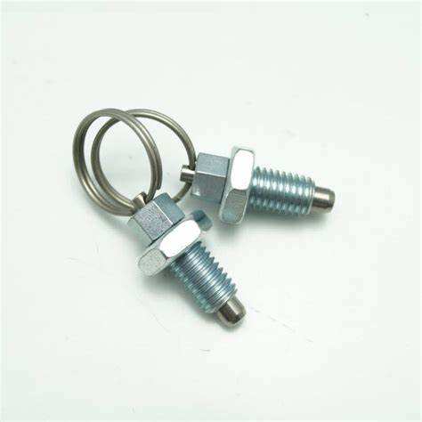 Retractable Locking Pin with Ring Pull Spring-Loaded Index Plunger ...