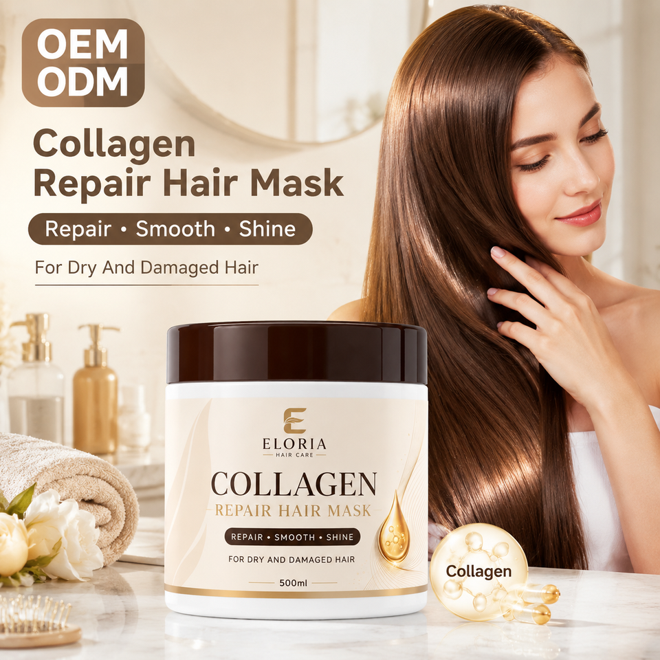Private Label Collagen Hair Mask Keratin Deep Repair Treatment Argan ...