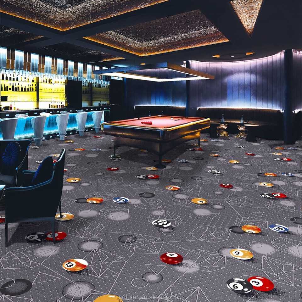 Billiard Room Carpet for Sale - Stain Resistant, Non-Slip Commercial ...