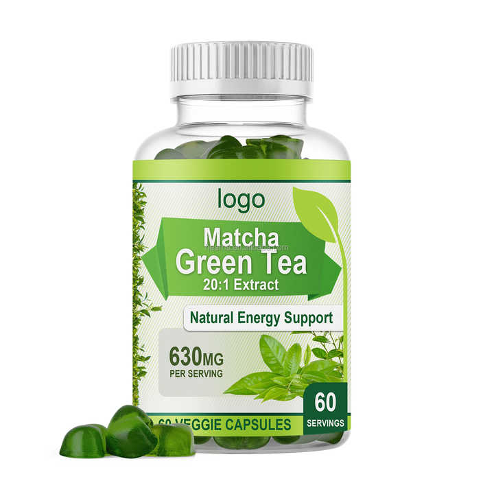 Private Label Matcha Green Tea Gummies Flat Belly Weight Control ...
