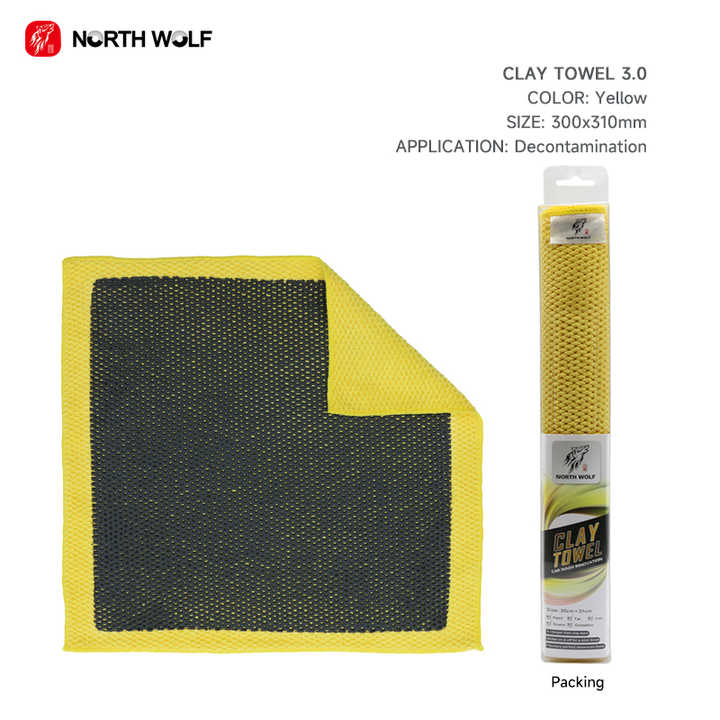 Wholesale North Wolf High Quality Clay Towel 3.0 Yellow Clay Cloth ...