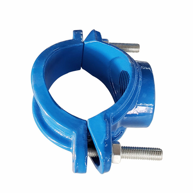 Pipe Tapping Tee of Ductile Iron Pipes DN32 with 20 PVC Pipe Saddle Clamps