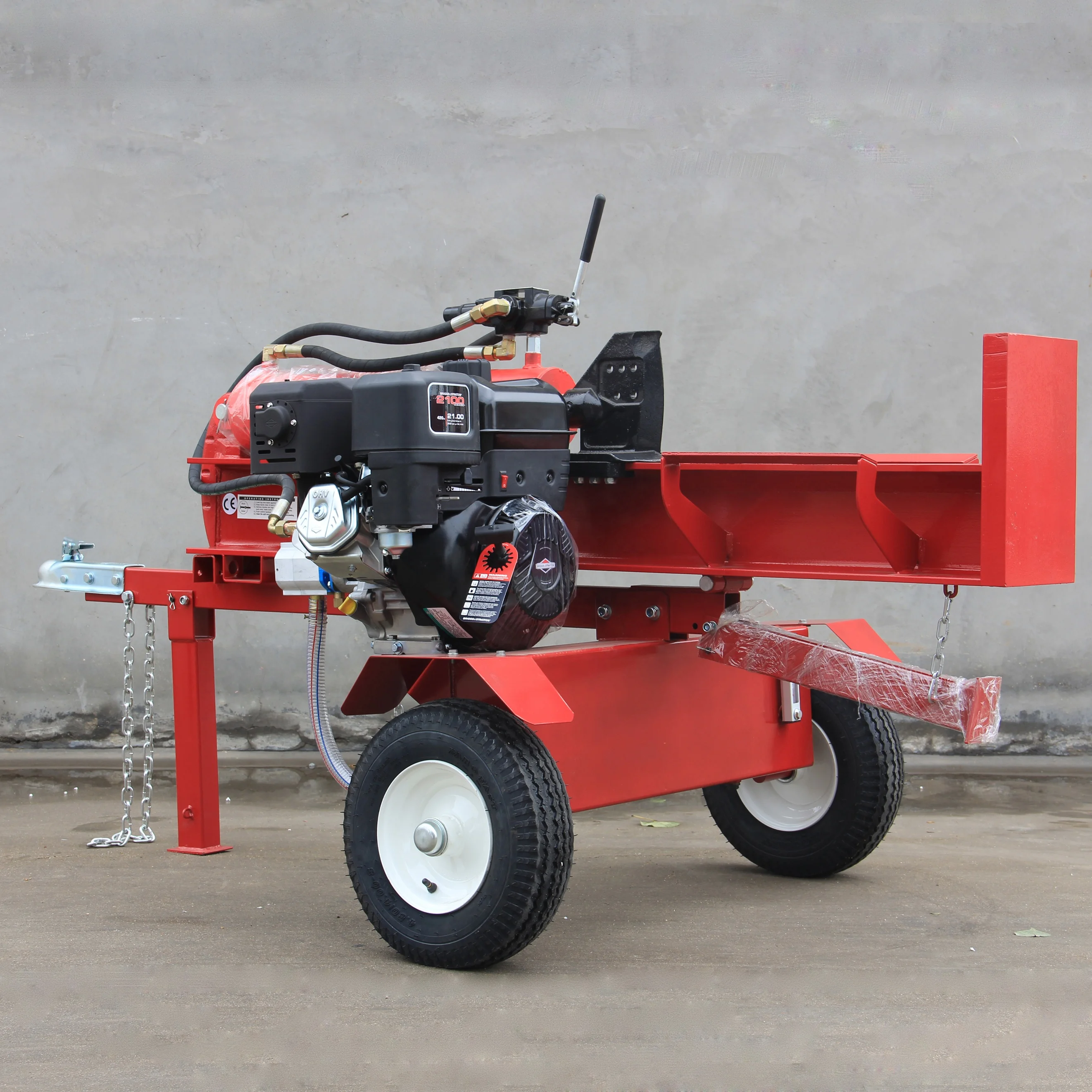 Cheap Price Wood Log Cutting Machine with diesel Engine 40 Ton Automatic Wood Chipper Log Splitter for Sale