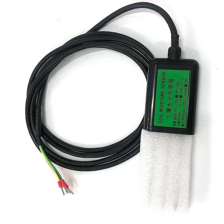 RS485 4-20mA Soil Temperature Humidity Moisture Conductivity Transmitter Soil Sensor Kit 3 Pin ...