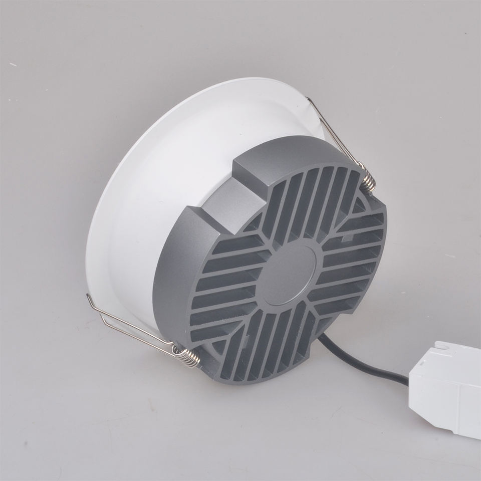 High Brightness Recessed LED Downlight for Commercial Offices Shops ...