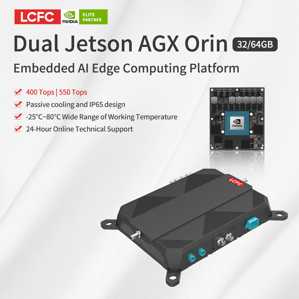Industrial NVIDIA Jetson AGX Orin AI Edge Computer 275 TOPS Multi-I/O ...