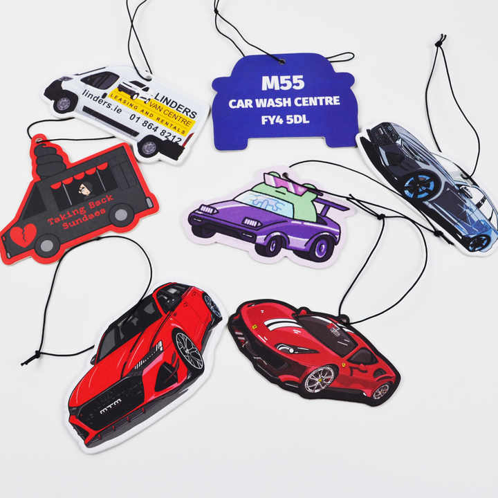 Hanging Best Car Air Freshener New Car Scent Paper Hanging Ornaments X ...