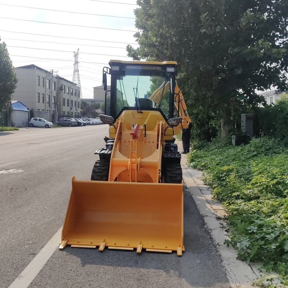 CE Approved Diesel 4x4 Backhoe Loader Farm Tractor Front Loader Combo ...