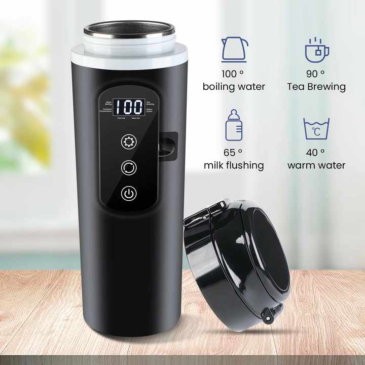 Car Kettle - Intelligent Electric Cup for Travel & Camping