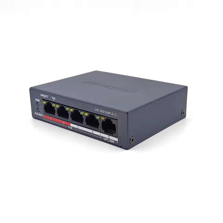 Original Hik DS-3E0105P-E(C) Fast Ethernet Unmanaged POE Switch 4-Port ...