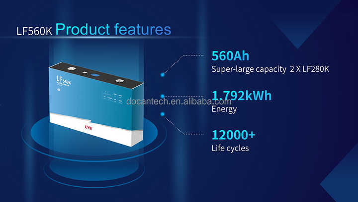 EVE Lifepo4 EU Stock 560K 628AH - Reliable Energy Storage