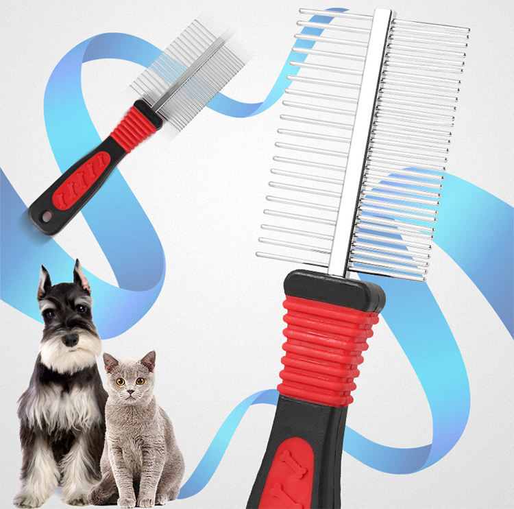 Double Sided Steel Dog Pet Grooming Comb for Dogs and Cats| Alibaba.com