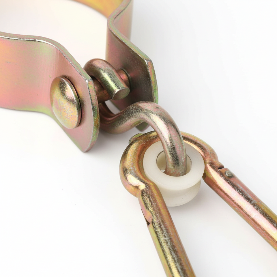 Galvanized Carbon Steel Pipe Clamp Swivel Hook Hardware for Rigging ...