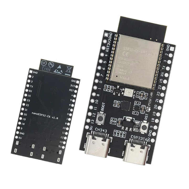 ESP32-C6 Dual Type-C Development Board for Iot Projects