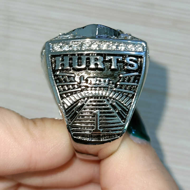 2022 N F C Philadelphia eagles HURTS Ring Custom Design for Sports Team ...