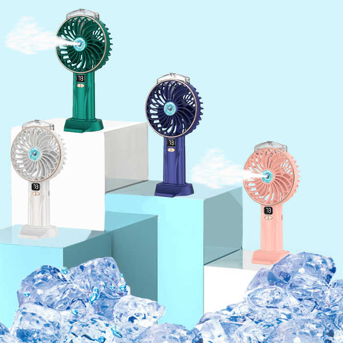 Hot Water Spray Fan - 8-Hour Battery Life Cooling Solution