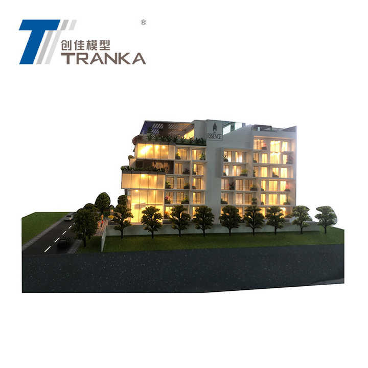 3D maquette architecture scale model for real estate apartment ...