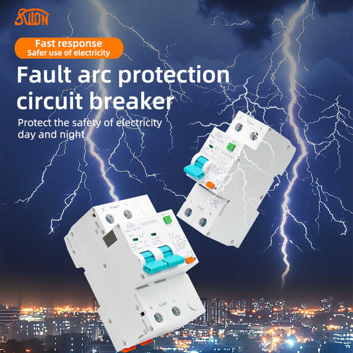 AFDD Arc Fault Protector Device AC220V RCBO RCCB MCB Circuit Breaker Interrupted Overload Earth ...