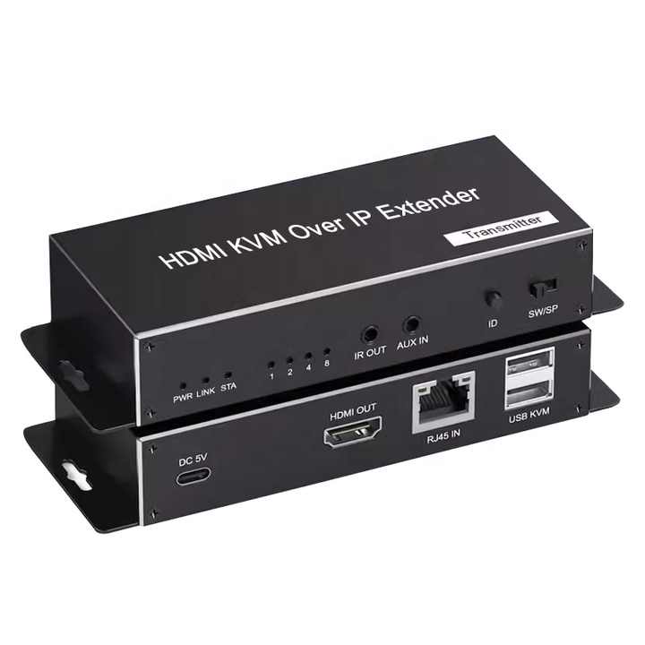 Justlink 4K HDMI KVM over IP Extender - Reliable Network Access