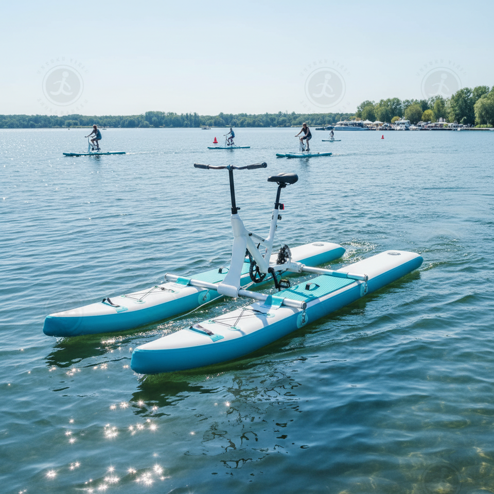 Luxury Inflatable Floating Water Pedal Bike Hot Sale Yacht Peripheral ...