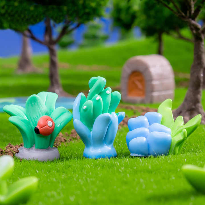 Moss Micro-landscape Magic Forest Tiny Resin Owl Mushroom Animals ...