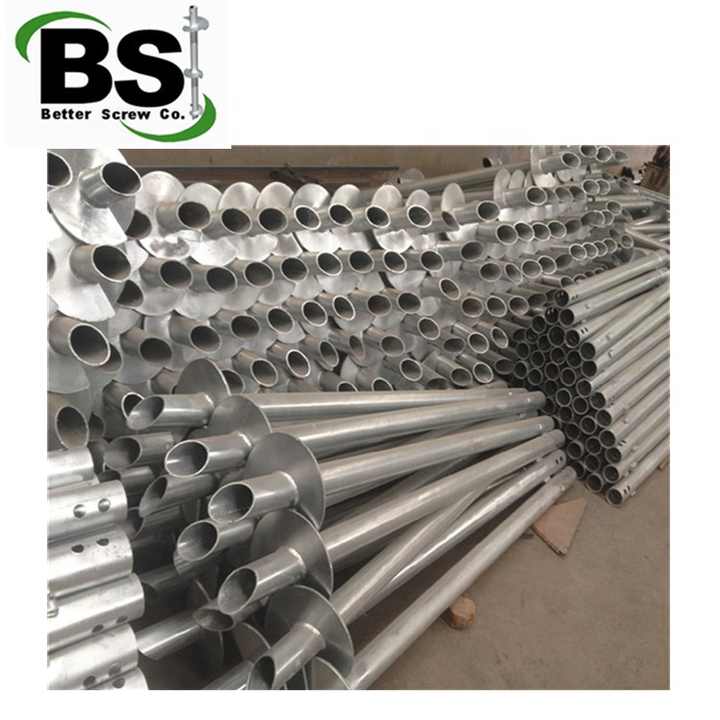 Steel Foundation Footing - Durable Hot Galvanized Helical Piles