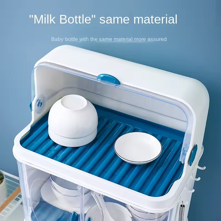 2025 Latest ReleaseKitchen Plastic Bowl Rack Cupboard with Lid Multi ...