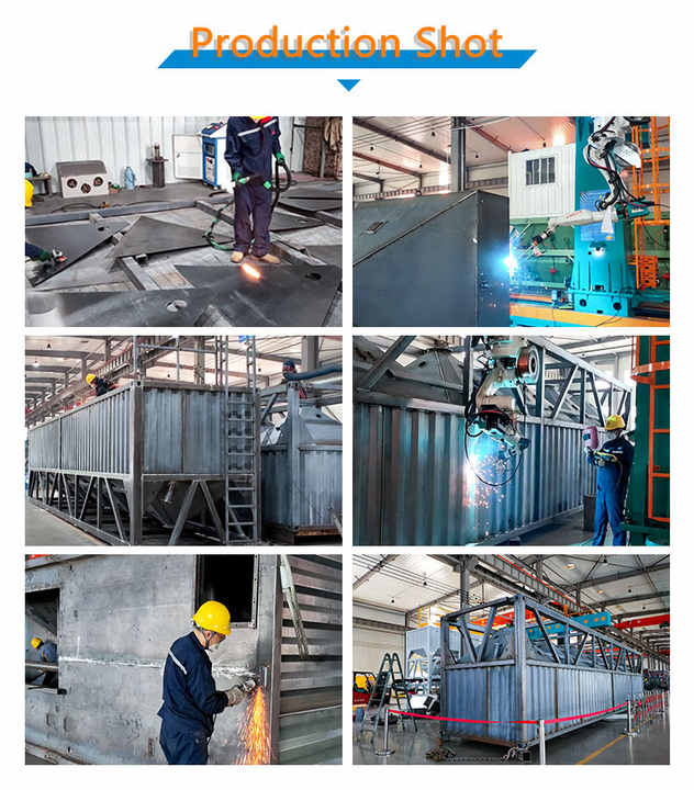 Robot Welding Customize 40HQ Container Size 50 Ton Volume Horizontal ...
