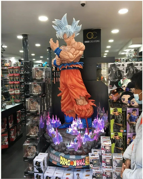 Dragon Ball Anime Character Life Size Goku and Vegeta Statue