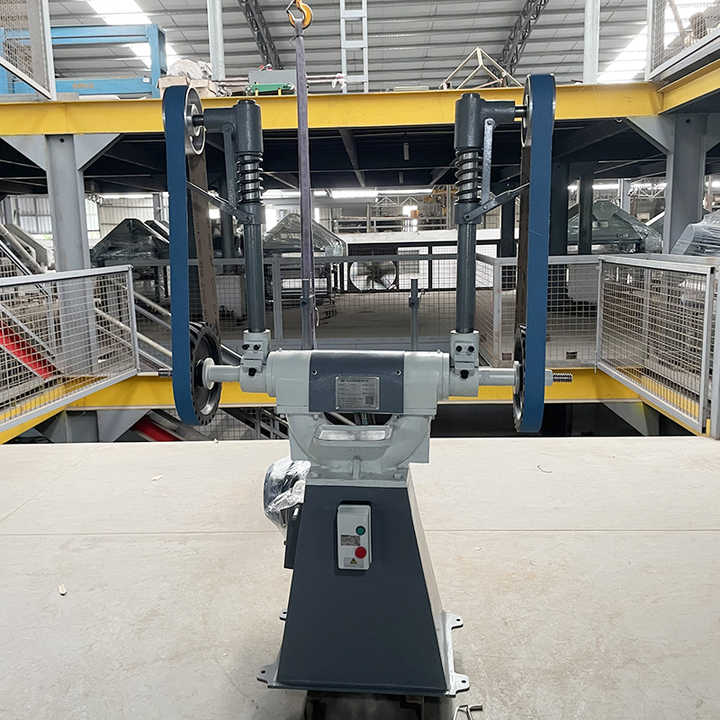 JUHUA Manual Metal Sand Belt Sander Grinder Grinding Sanding And Polishing Machine For Faucet ...