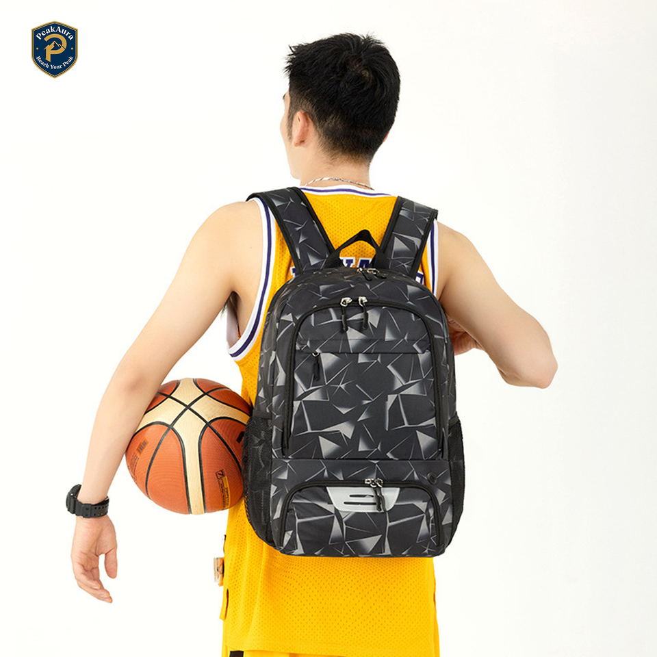 PA 2026 Basketball Backpack Oxford Zipper Closure Women Training Gym ...